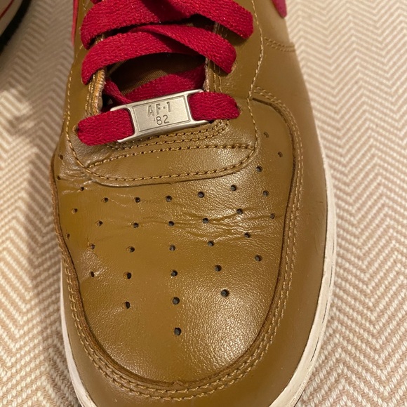 Nike | Shoes | 23 Nike Air Force 1 Af182 Ale Brown High Tops | Poshmark